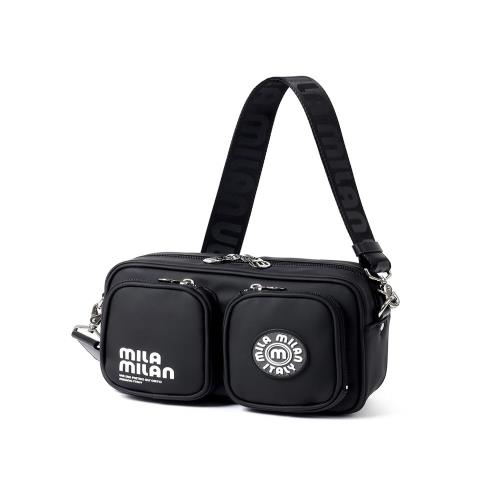 [ミラミラン] ショルダーバッグ ベスパ クロ