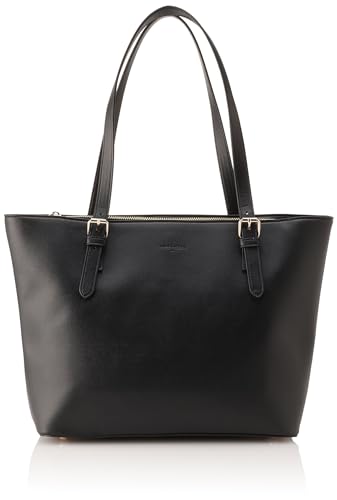 [マリ・クレール パリ] ビジネストート Eva（エバ） ビジネスバッグ（レディース） トート リクルート A4サイズ 両アオリ 3層 軽量 多機能 大容量 クロ