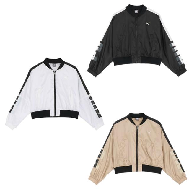 プーマ レディース トレーニング トレイン エッジ クロップド ウーブン メッシュ ジャケット 525208 PUMA