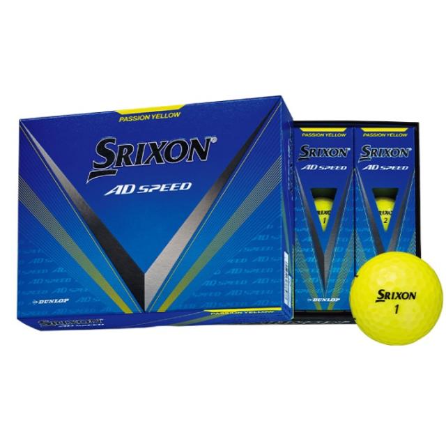 スリクソン(SRIXON) ＡＤ スピード ゴルフボール 1ダース 12個入 PYE AD_SPEED_2024 od‥