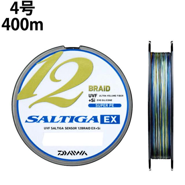 【メール便送料無料】 ダイワ PEライン UVF　ソルティガセンサー 12ブレイドEX+Si SALTIGA 4号 400ｍ  SALTIGA 12BRAID 4-400 DAIWA   ‥