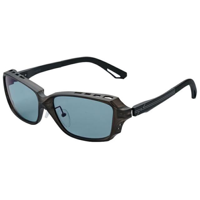 ゼクー シェイド SHADE スモーク/ マットブラック マスターブルー F-2243 偏光サングラス 釣り おしゃれ TALEX  ZEQUE サングラス ‥