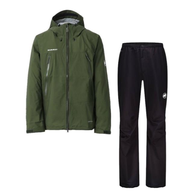マムート MAMMUT レインウェア上下セット メンズ JP マサオライト レインST 1010-31350-40294