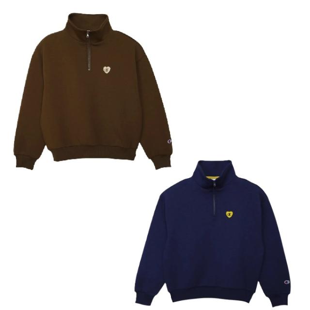 【メール便送料無料】 チャンピオン(Champion) スウェットトレーナー レディース ウィメンズ ハーフジップスウェットシャツ CW-C009 od