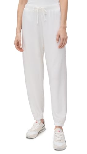 SPLITS59 レディース Andie オーバーサイズ フリース スウェットパンツ, ホワイト, Medium