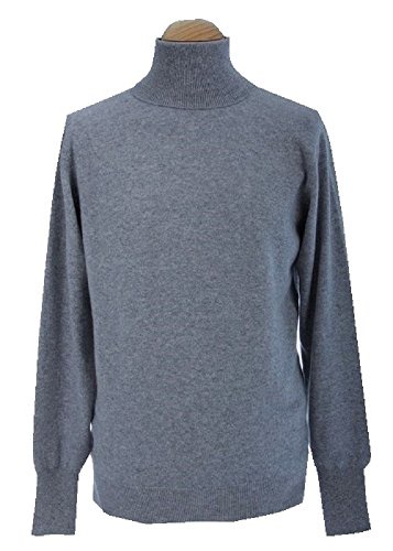 Shephe 4 Ply メンズ タートルネック カシミア セーター US サイズ: 3X-Large カラー: グレー