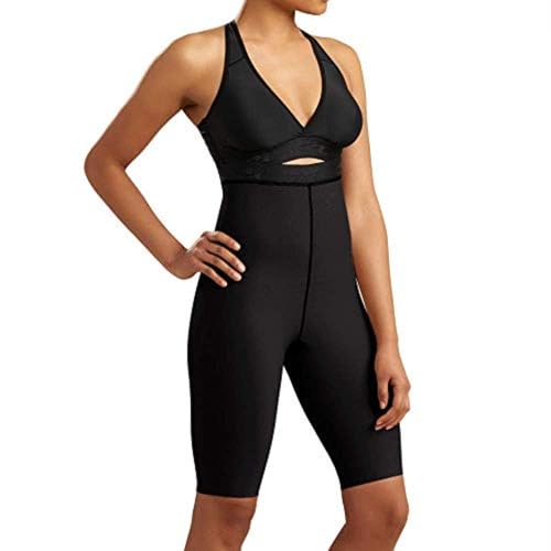 MARENA LGS2 ステージ2 リカバリー ハイウエスト ジッパーレス ガードル、ショートレングス 術後ガードル 女性用, ブラック, XX-Large