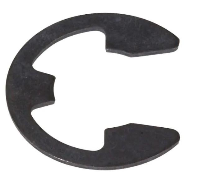 丈夫なスプリングスチールEクリップ 黒酸化仕上げ (25 1/2インチ)