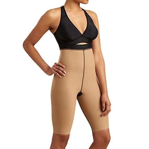 MARENA LGS2 ステージ2 リカバリー ハイウエスト ジッパーレス ガードル、ショートレングス 術後ガードル 女性用, ベージュ, X-Large