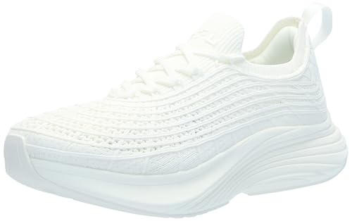 APL メンズ Techloom ジップライン アイボリー スニーカー, アイボリー(Ivory), 9