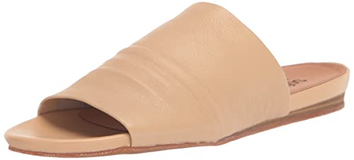 SoftWalk レディース フラットサンダル, ベージュ, 9 Wide