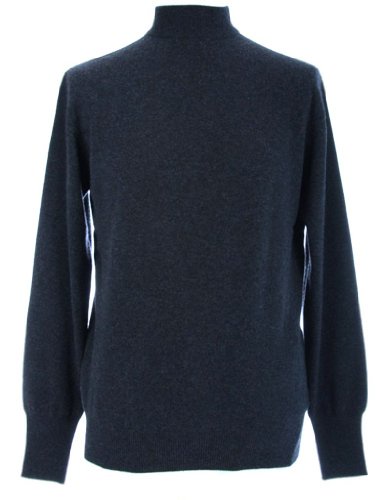 Shephe 4 Ply メンズ モックタートルネックカシミアセーター US サイズ: X-Large カラー: グレー