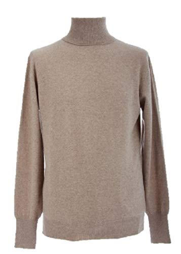 Shephe 4 Ply メンズ タートルネック カシミア セーター US サイズ: 3X-Large カラー: ベージュ