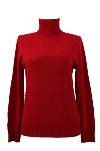 Shepheレディースタートルネックカシミアセーター US サイズ: XL カラー: レッド