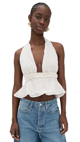 The Line by K レディース Althea Top, ホワイト, X-Large