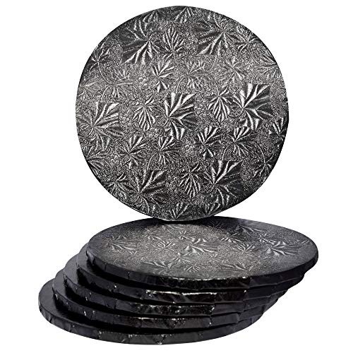 10インチ ブラックラウンドドラム 1/2インチ 6個