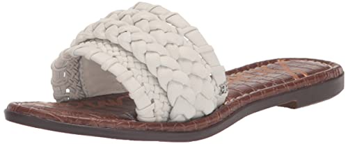 Sam Edelman レディース Giada フラットサンダル, ブライトホワイト, 10
