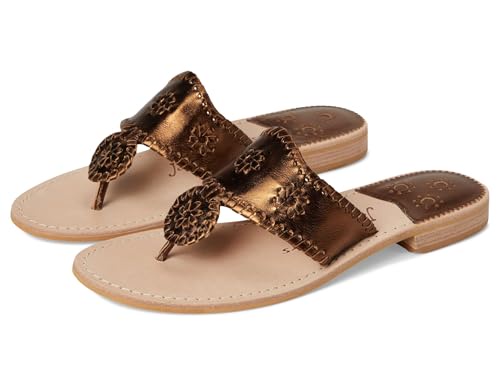 Jack Rogers レディース ジャックス フラットサンダル, ブロンズ, 23.0 cm