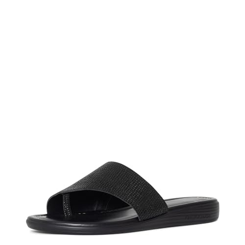 Donald Pliner レディース ギャル フラットサンダル, ブラック, 10