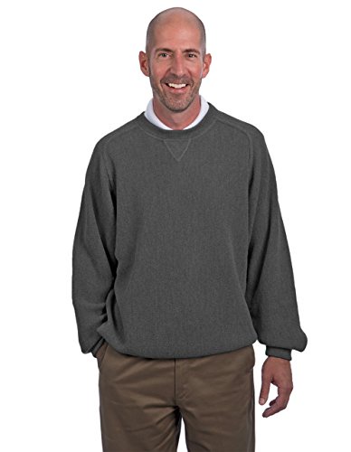 アルパカゴルフセーター メンズ クルーネック ゴルフ スウェット/スポーツ プルオーバー セーター アルパカウール 100% US サイズ: XX-Large カラー: グレー