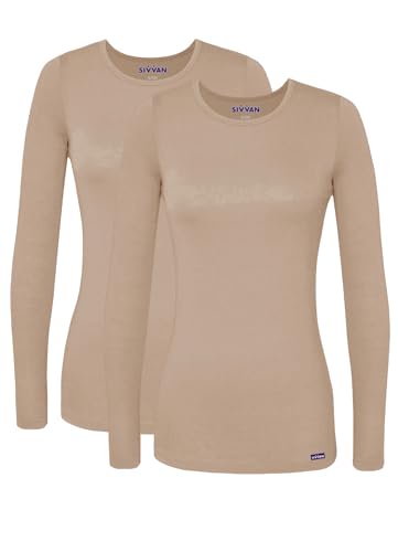 Sivvan SHIRT レディース カラー: ベージュ