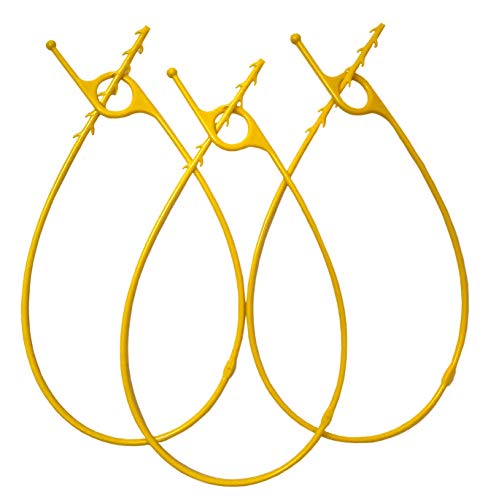 Drain King DKMS ミニスネーク バスシンク&シャワー ヘアクロッグリムーバー 3 Pack