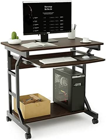 パソコンデスク pcデスク 幅80cm DEWEL テレワーク用 ラック付き 収納つきデスク パソコンラック ワークデスク キーボードスライダー付きの通販はau PAY マーケット ...