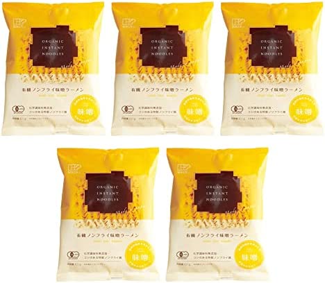 創建社 有機 ノンフライ 味噌ラーメン 121g × 5の通販はau PAY マーケット - 松香堂 | au PAY マーケット－通販サイト