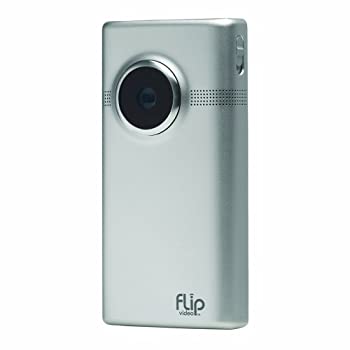 【中古品】Flip Mino HD Video Camera　ブラッシュメタル 8GB,　１２０分　2ndGene(中古品)