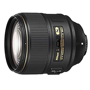 【中古品】Nikon 単焦点レンズ AF-S NIKKOR 105mm f/1.4E ED フルサイズ対応(中古品)