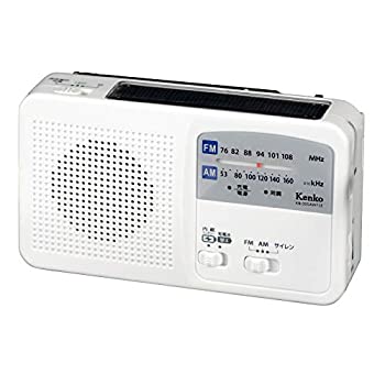 【未使用 中古品】Kenko ラジオ 多機能防災ラジオ KR-005AWESE FM/AM/ワイドFM対応 乾電池対 (中古品)