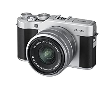【未使用 中古品】FUJIFILM ミラーレス一眼カメラ X-A5レンズキット シルバー X-A5LK-S(中古品)