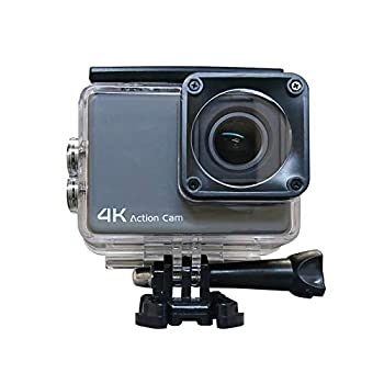 【中古】SAC 4K/60fps対応アクションカメラ WiFi搭載 30M防水ケース リモコン付き 黒色モデル MC8060BK