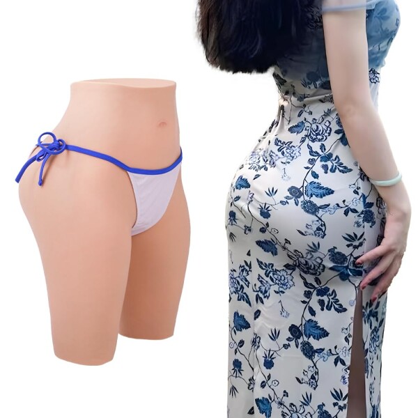 【送料無料】(OOKIIMIMI) 女装用シリコンパンツ5分丈 体型改善 ボディラインの調整 超薄型シリコン材料 仮装コスプレも適用 (JP