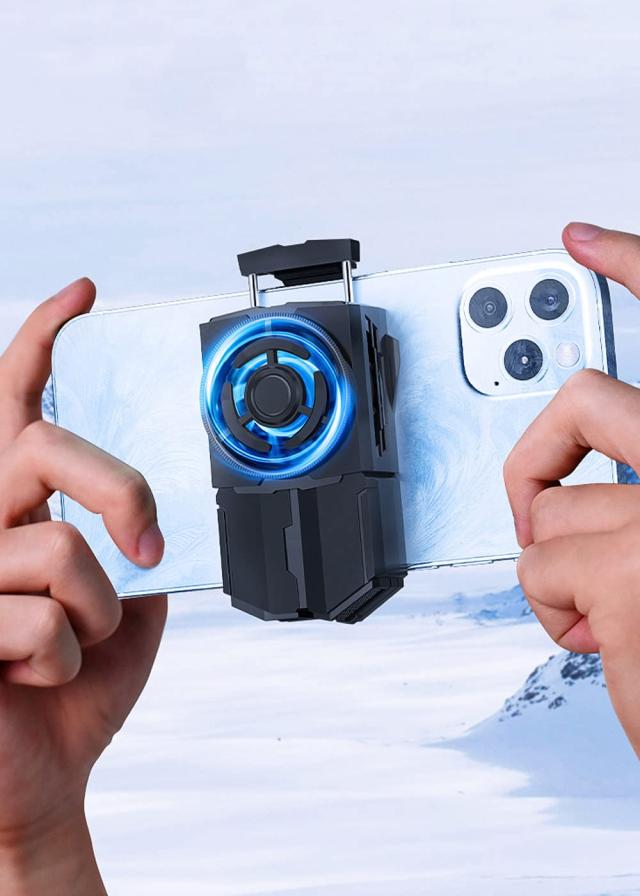 2023-新 スマホ 冷却ファン ペルチェ素子 半導体 3秒急速冷却 30cm2超大伝熱面積 スマホクーラー 充電式 1,200mAh 静音 ...