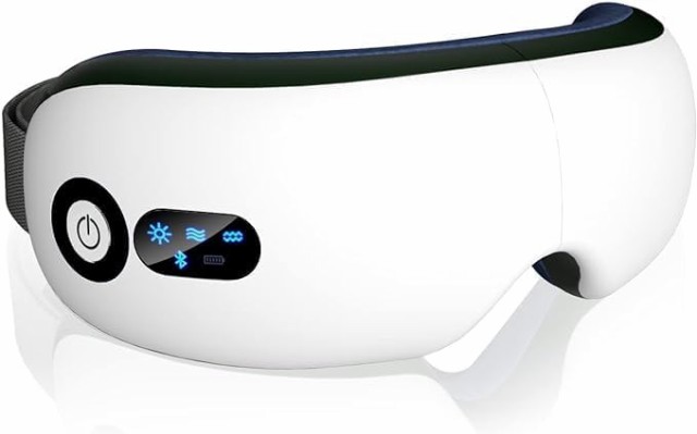 アイウォーマー 【新型モデル ？ 睡眠専門医監修】 目元エステ グラフェン加熱 ホットケア アイマスク USB充電式 多周波振動 4Dエアバッグ 折りたたみ式 Bluetooth音楽 ベルト調整可 LED液晶ディスプレイ 自動オフタイマー 誕生日ギフト 2024 母の日のプレゼント