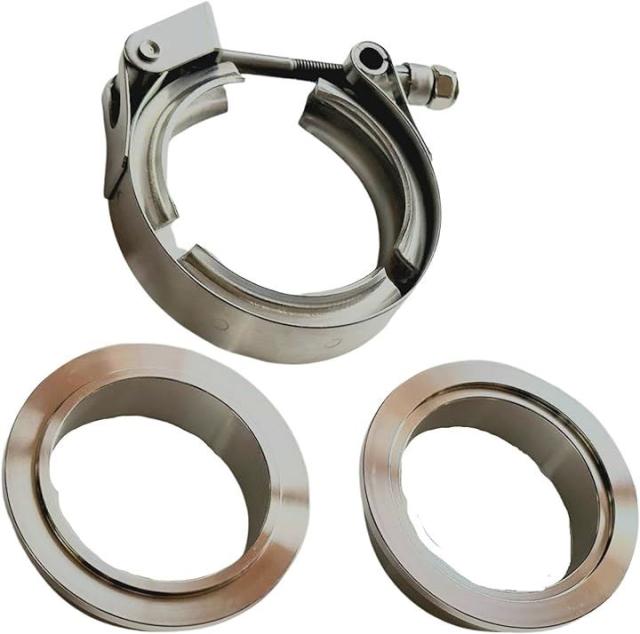 マフラー フランジ Vバンド ステンレス スチール クランプ マフラーバンド メイン( 2.5インチ・シルバー)の通販はau PAY マーケット - スピード発送 リアプリ(REAPRI ...