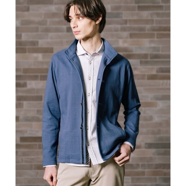 MKオム（MK homme）/【WEB限定】シャドーグレンチェックカーデ