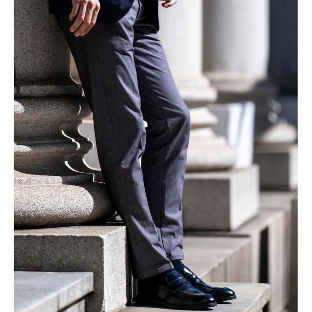 エドウィン（EDWIN）/デニスラ スリムテーパード スラックス デニムパンツ ストレッチ ビジネス