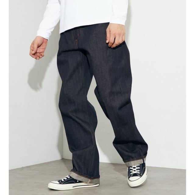 エドウィン（EDWIN）/505Z ワイドストレート リジッド デニムパンツ ジーンズ セルビッジ 日本製