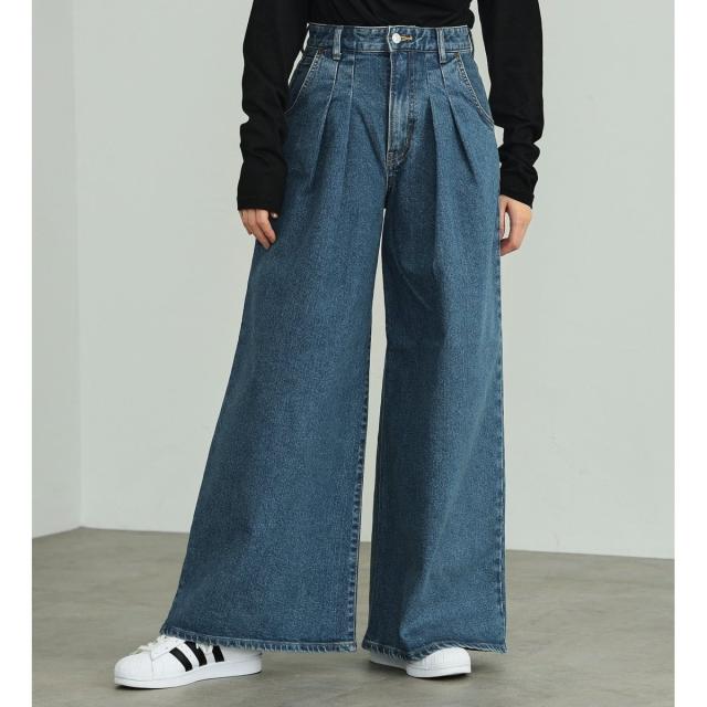 エドウィン（EDWIN）/essentials タックワイドデニムパンツ