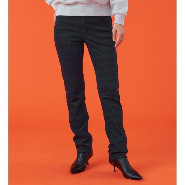 エドウィン（EDWIN）/EDWIN LADIES 『裏起毛であったかい。』BODY FIREジャージーズスリムストレートデニ