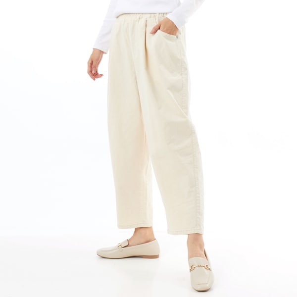 スーパーハッカ（SUPER HAKKA）/コットンストレッチ細コーデュロイオーバルパンツ