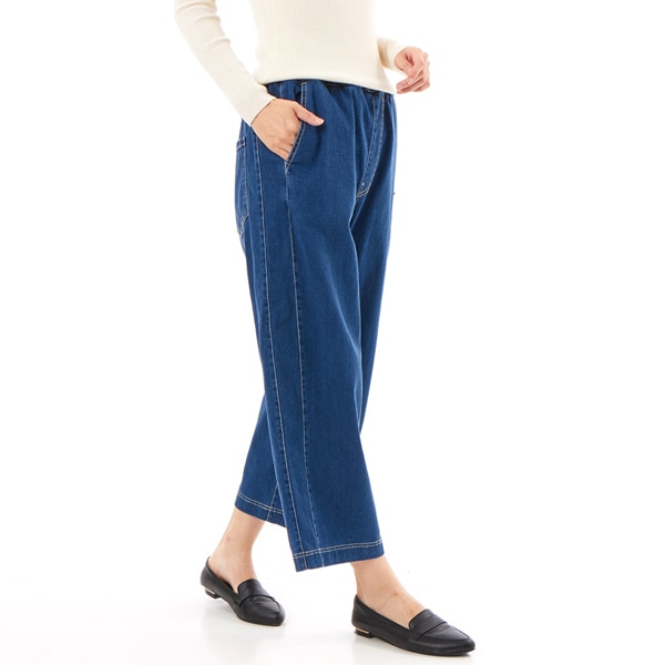 スーパーハッカ（SUPER HAKKA）/裏起毛インレイデニムストレートパンツ