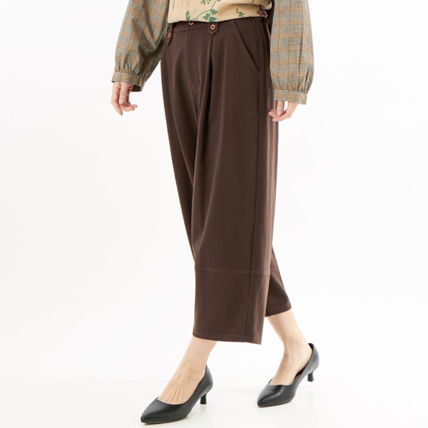 スーパーハッカ（SUPER HAKKA）/ポリエステルレーヨン起毛ストレッチオーバルパンツ