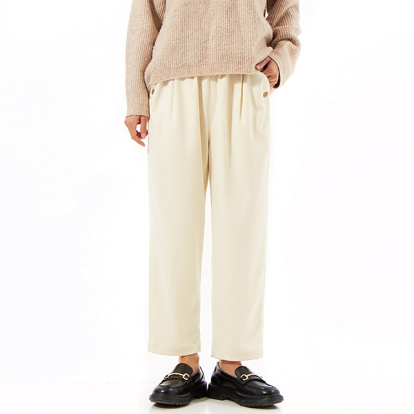 スーパーハッカ（SUPER HAKKA）/ポリエステルレーヨンストレッチテーパードパンツ