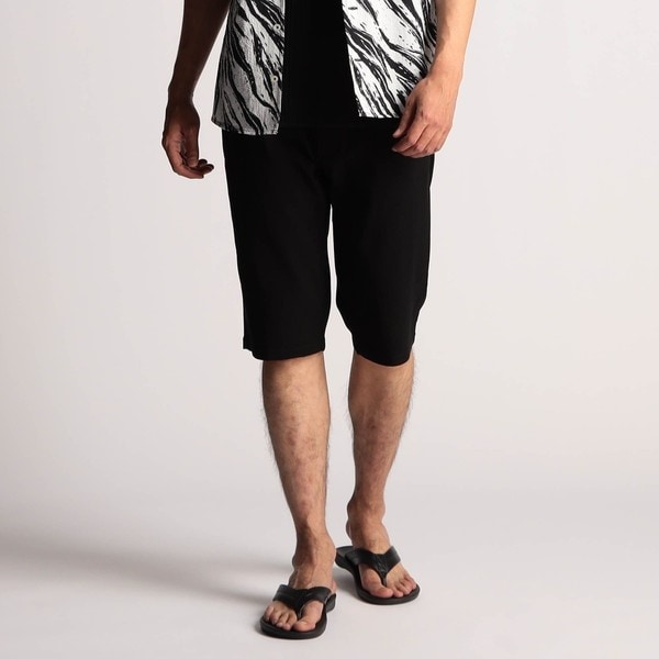 ニコルクラブフォーメン（NICOLE CLUB FOR MEN）/ガムストレッチ デザインハーフパンツ