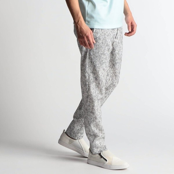 ニコルクラブフォーメン/メッシュ調プリントイージーパンツ