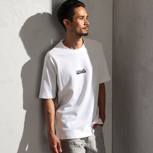 ニコルクラブフォーメン（NICOLE CLUB FOR MEN）/【RIELABO】シェルテックナイロンロゴTシャツ