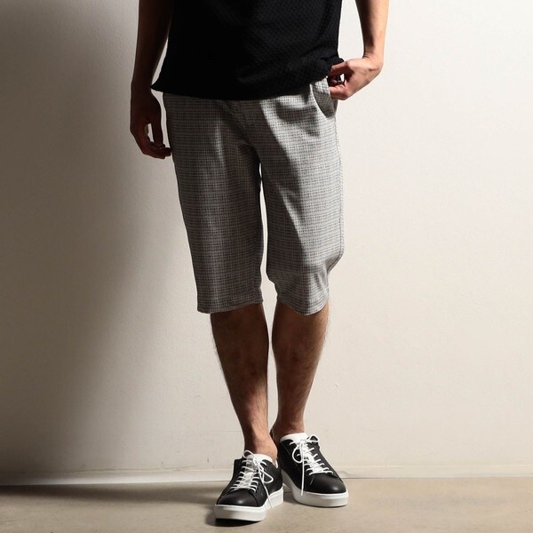 ニコルクラブフォーメン（NICOLE CLUB FOR MEN）/【RIELABO】ブリーズクール デザインハーフパンツ